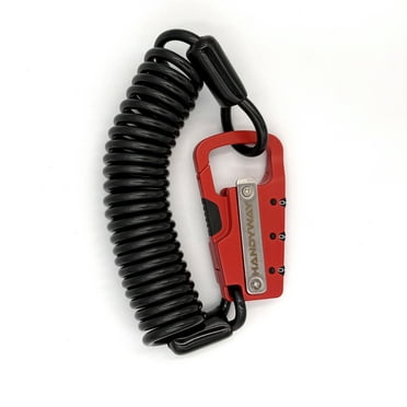 Bell Ballistic 610 Cable Lock with Lighted Key - Black - Walmart.com