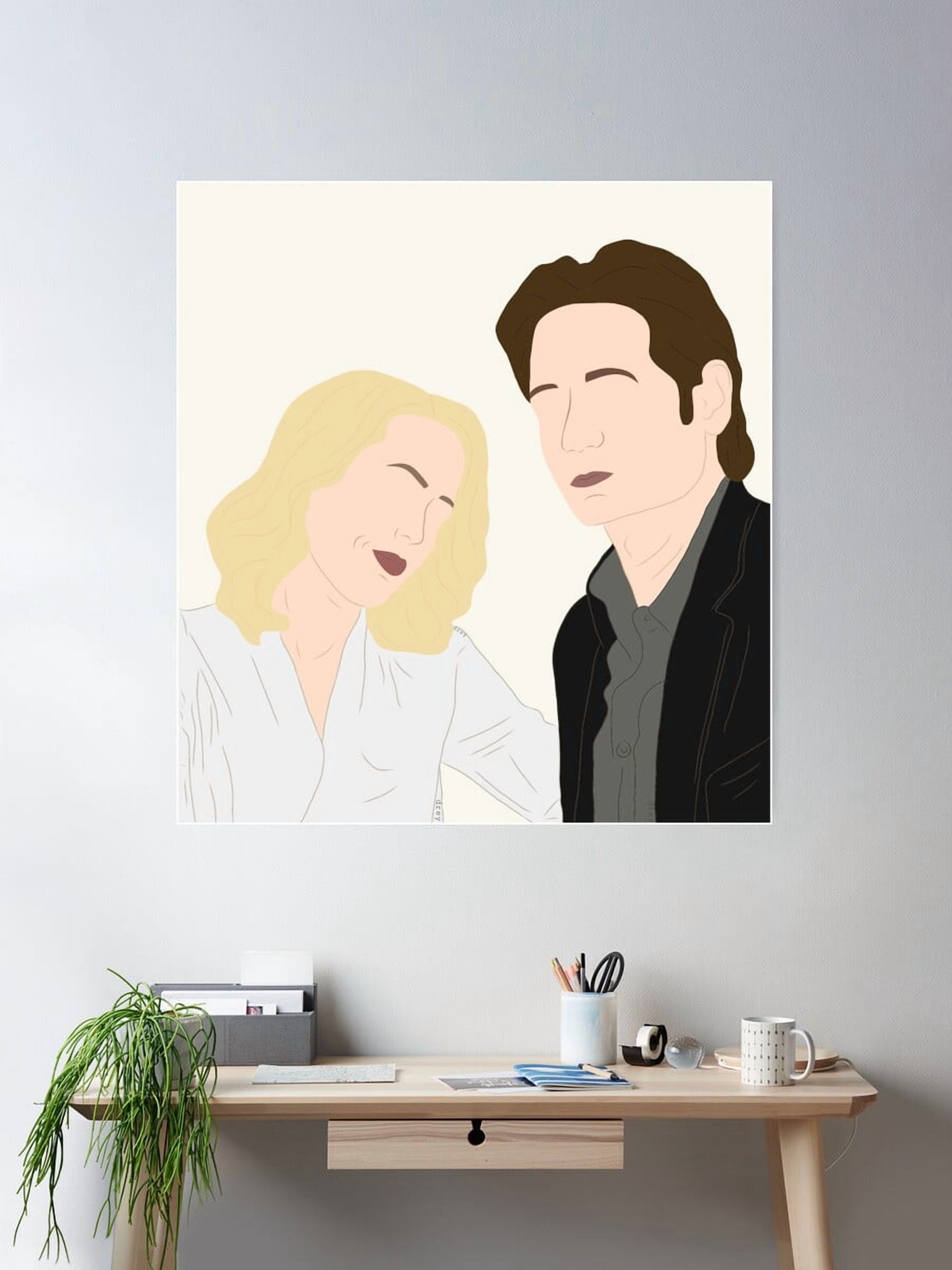 Hanella #2 - Hank Moody & Stella Gibson Poster Wall Art Modern Wall ...