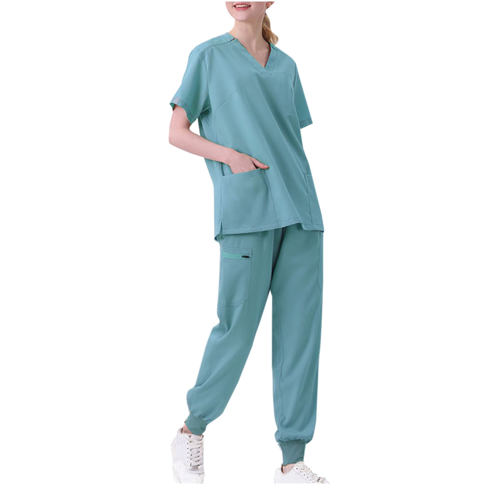 Hanen Women's Medical Uniforms & Scrubs Breathable Cool Stretch Fabric ...