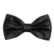 George Men's Black Bowtie, Formal Accessory, Adjustable Fit, Wedding ...