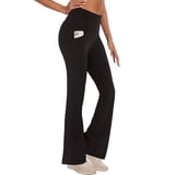 Hanerdun Women Bootcut Yoga Pants with Pockets High Waist Full Length ...