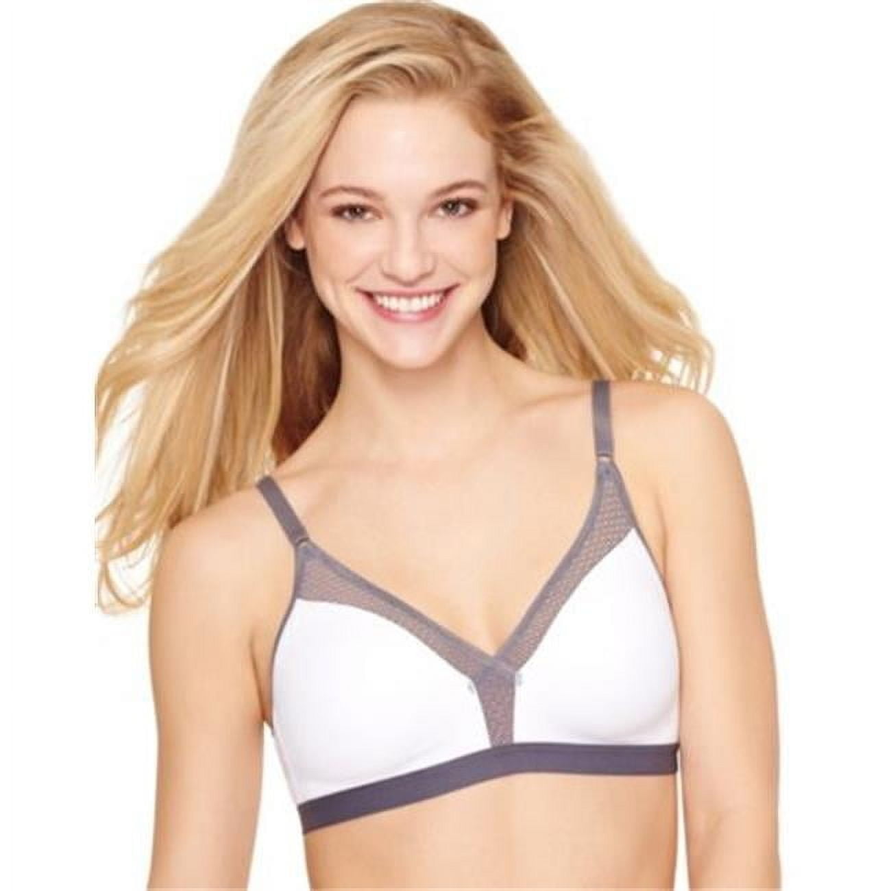 Hanes Women's X Temp Wirefree Bra, Ultimate Comfort, Cooling, Soft & Cozy, White - Size 3X ...