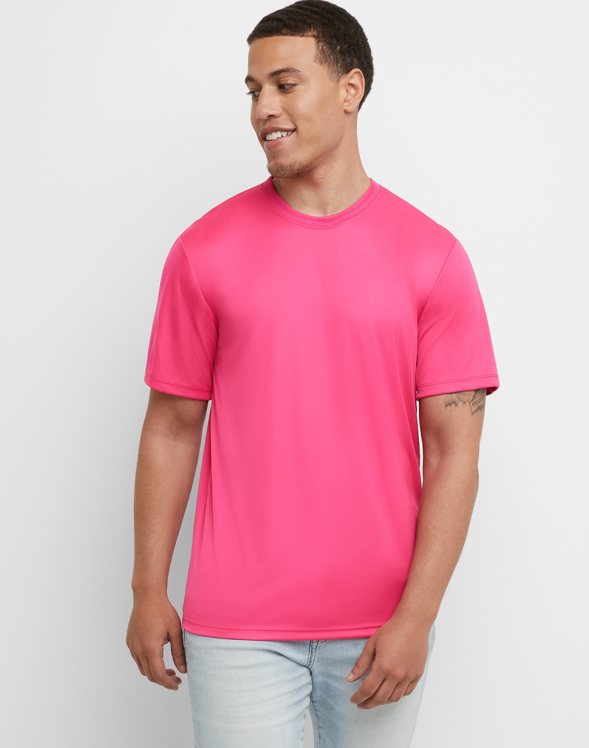 Hanes 2-Pack Men's Cool Dri T-Shirts, Sport Performance Tee, Comfort ...