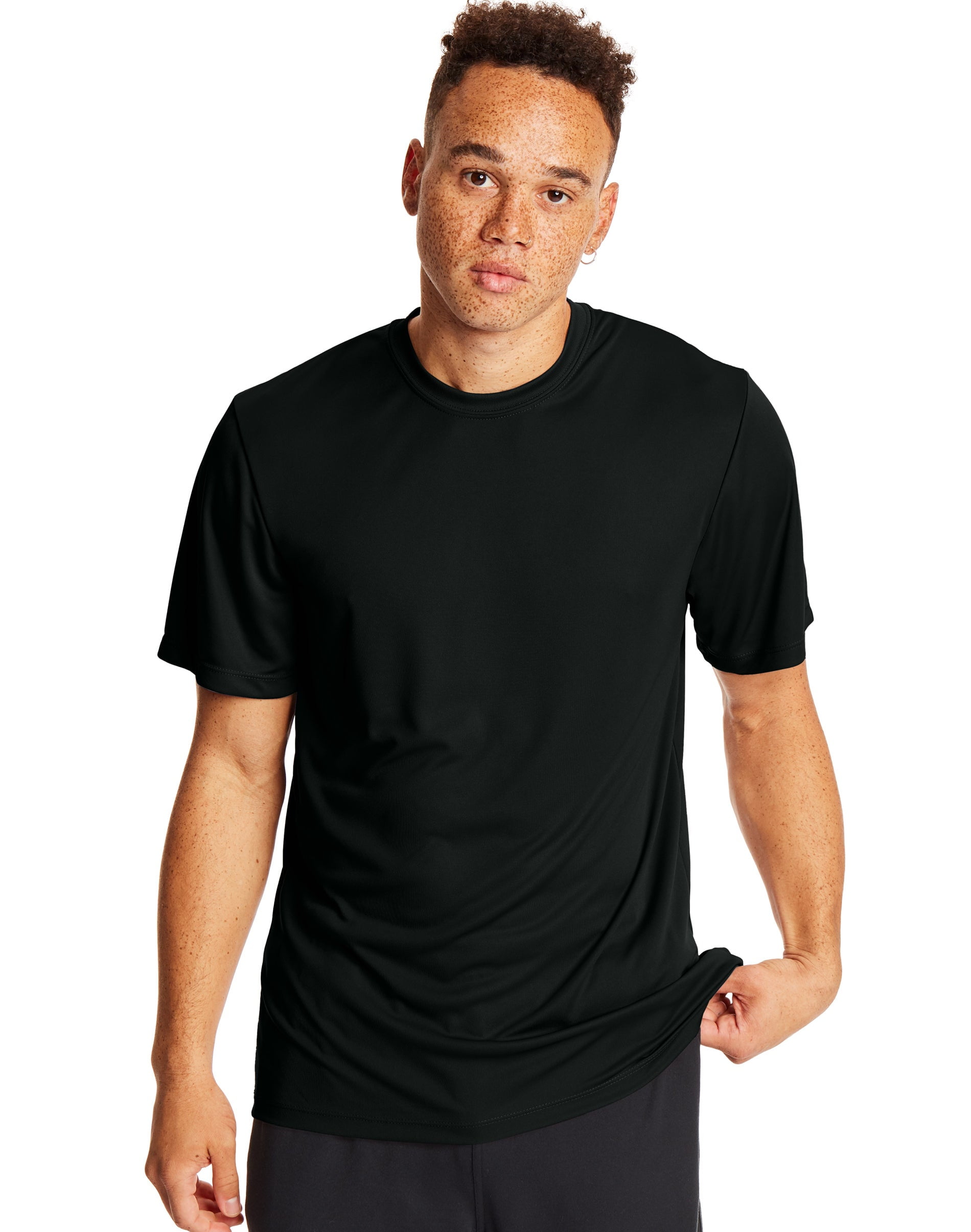 Hanes 2-Pack Cool Dri Men's T-Shirt Sport Performance Tee Comfort ...
