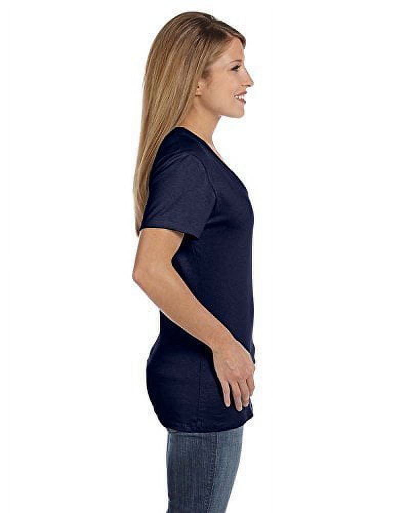 Hanes 4.5 oz Women's NANO-T V-Neck T-Shirt (Pack of 3) 3 Navy - Walmart.com