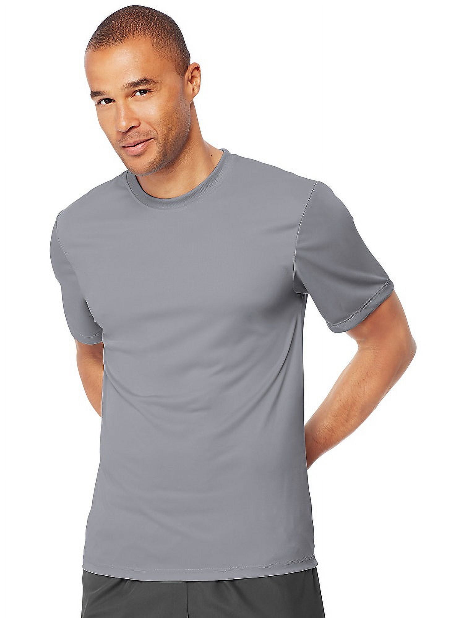 Hanes 4820 Adult Cool Dri With Freshiq T-Shirt - Walmart.com