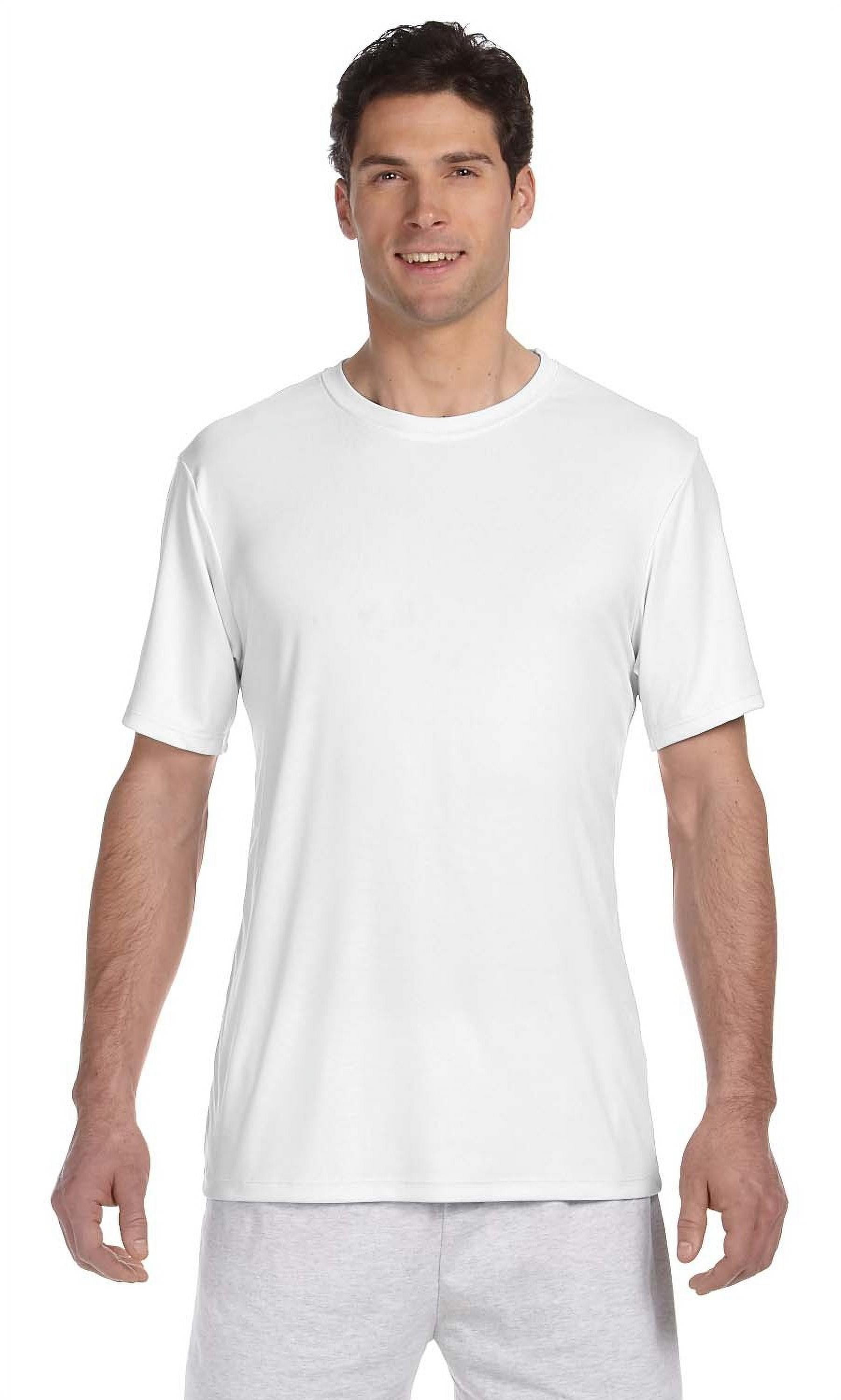 Hanes 4820 Adult Cool Dri With Freshiq T-Shirt - Walmart.com