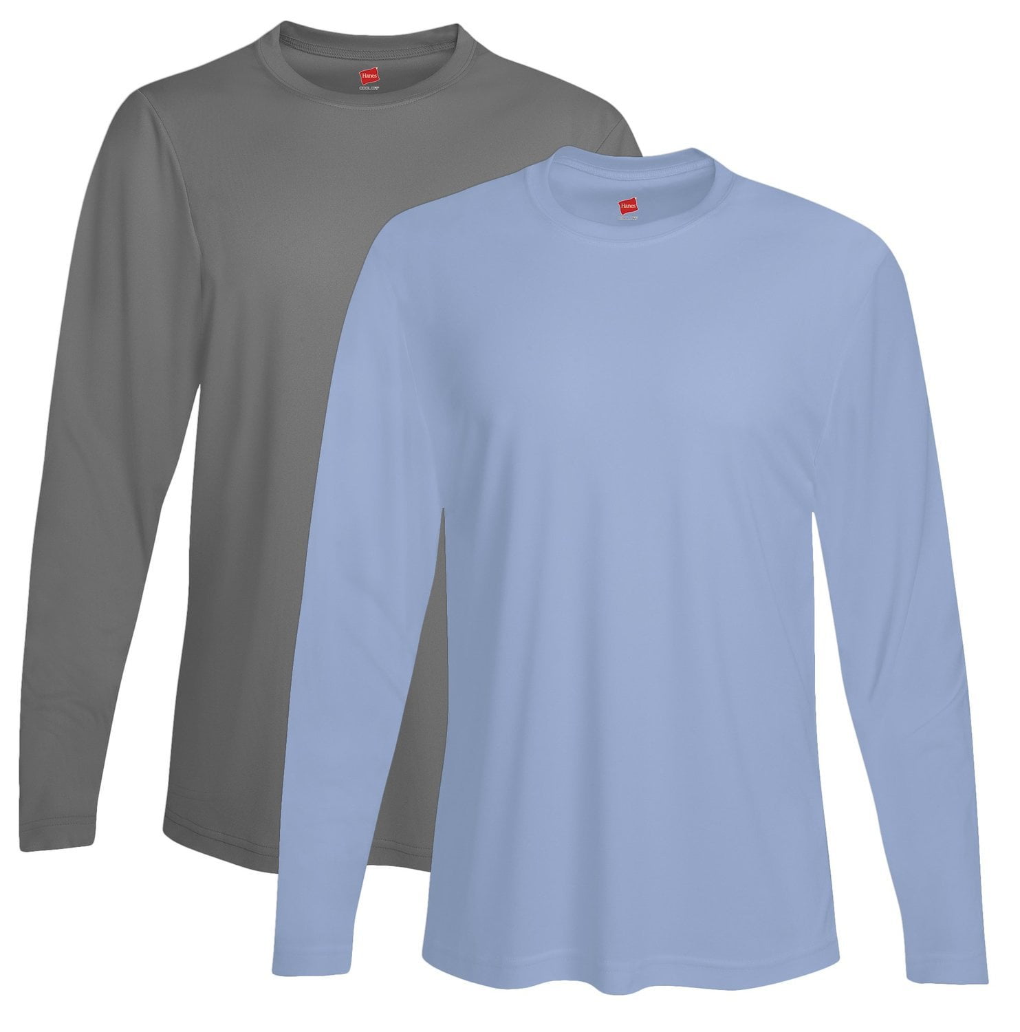 Hanes Mens Sport™ FreshIQ™ Cool DRI® Long Sleeve Tee (Pack of 2) (1 ...