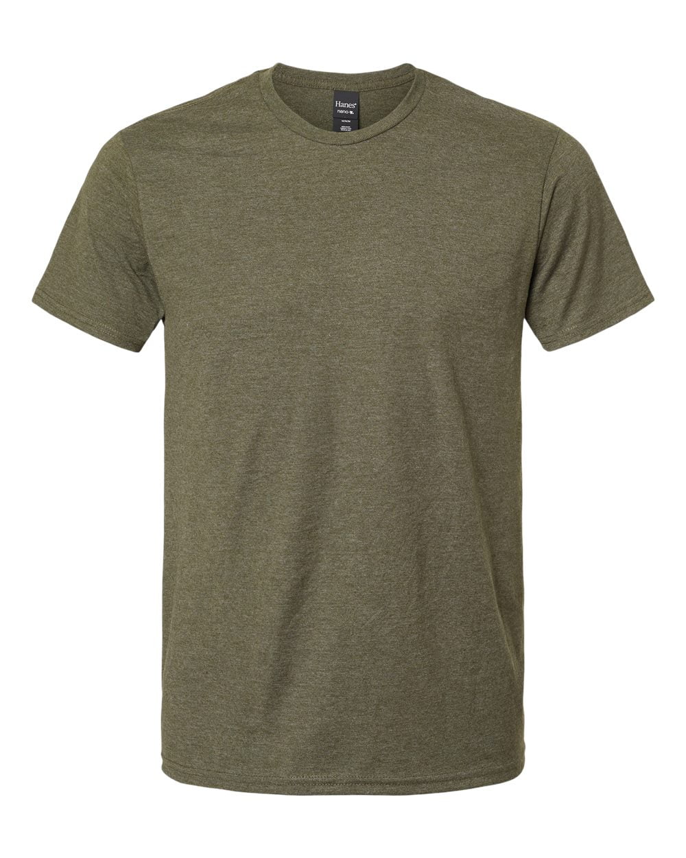 Hanes 4980 Adult 4.5 oz. 100% Ringspun Cotton nano-T T-Shirt - Walmart.com