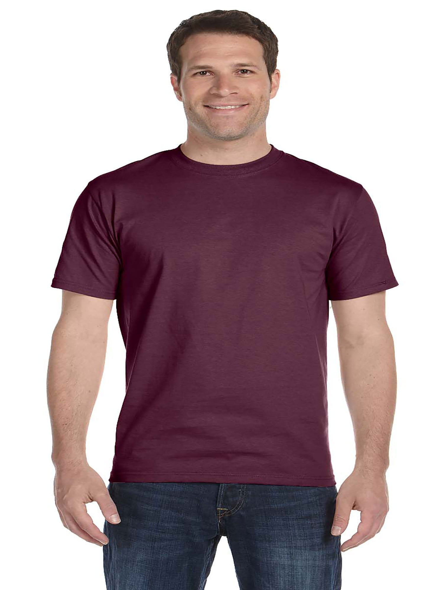 Hanes 5180 Beefy-T - 100 Cotton T-Shirt - Walmart.com