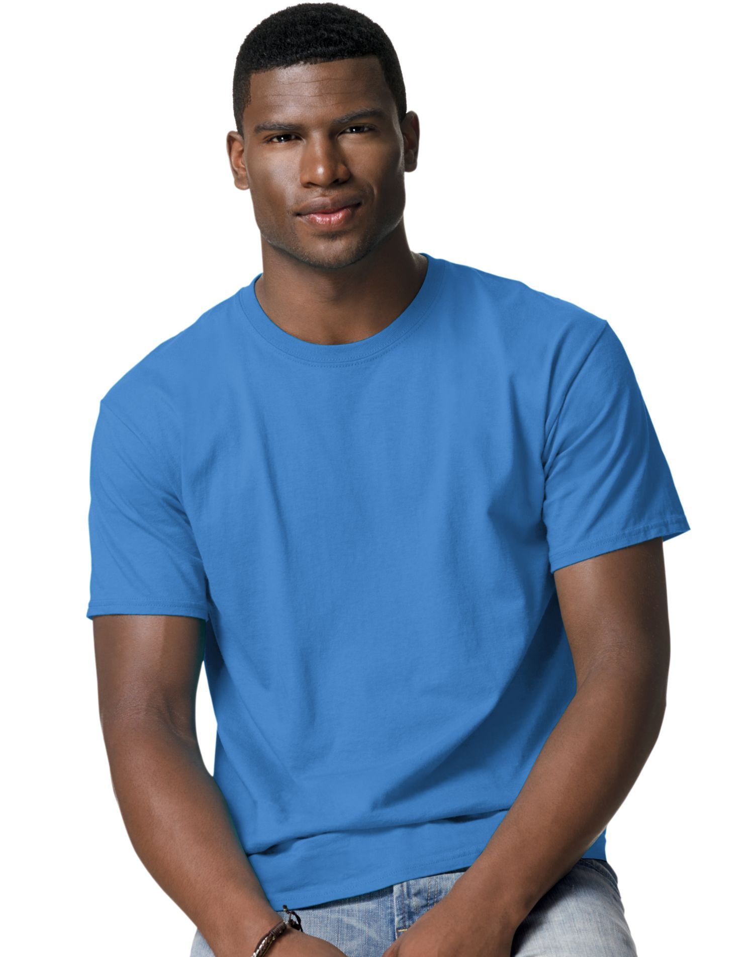 Hanes 5250T Men's Authentic-T T-Shirt - Walmart.com