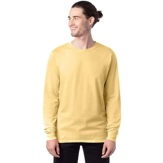 Hanes 5286 Adult Essential-T Long Sleeve T-Shirt - Walmart.com