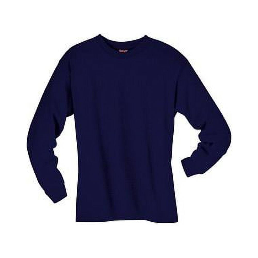 Hanes Adult Beefy T Long Sleeve T Shirt 5186