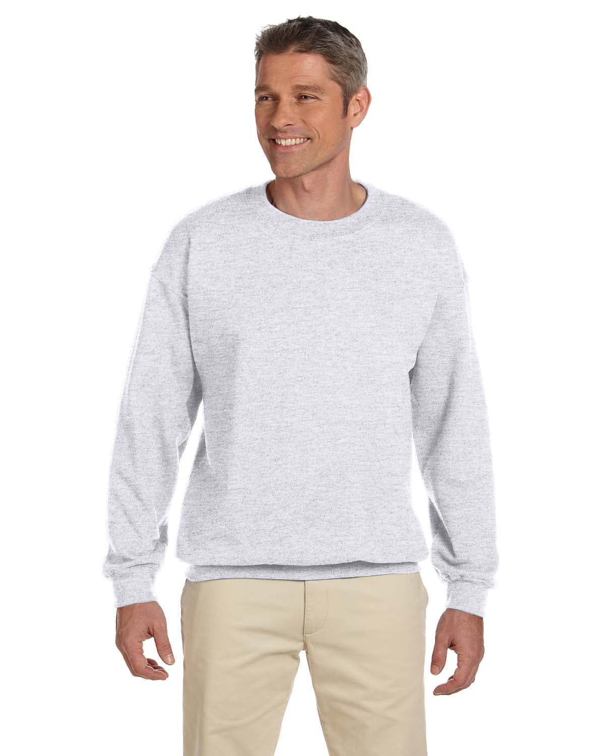 Hanes Adult Ultimate Cotton Crew , F260 , Ash , X-Large - Walmart.com