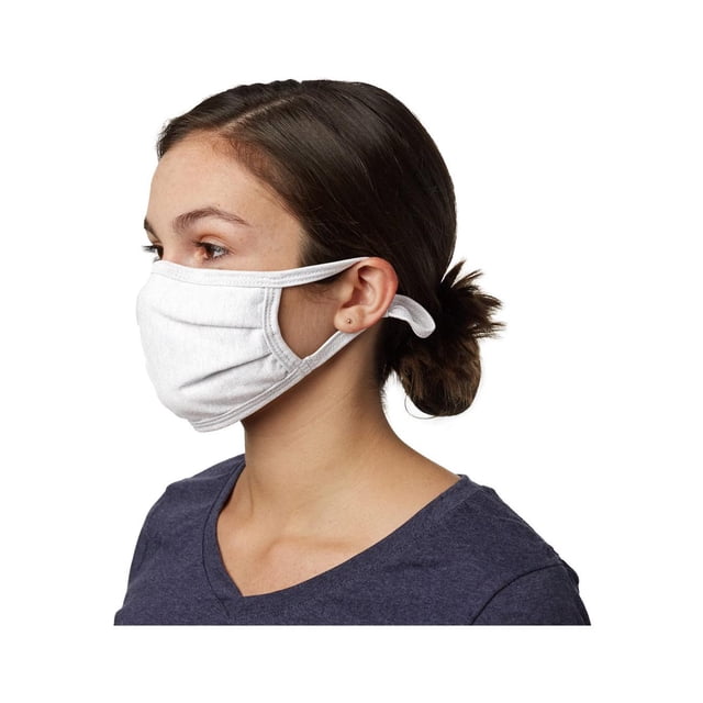 Hanes Adult X-Temp 2-Ply Adjustable Face Mask - Walmart.com