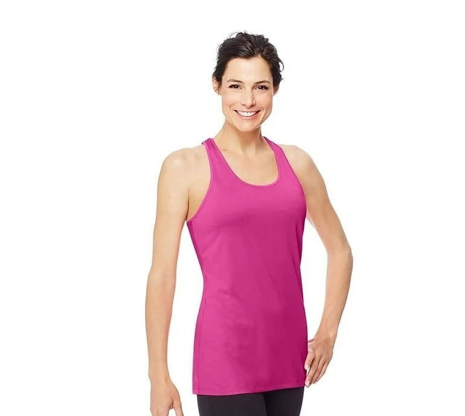 Hanes ComfortSoft Tops Scoop Neck Long Rib Tanks, 2 Pack (Women's ...