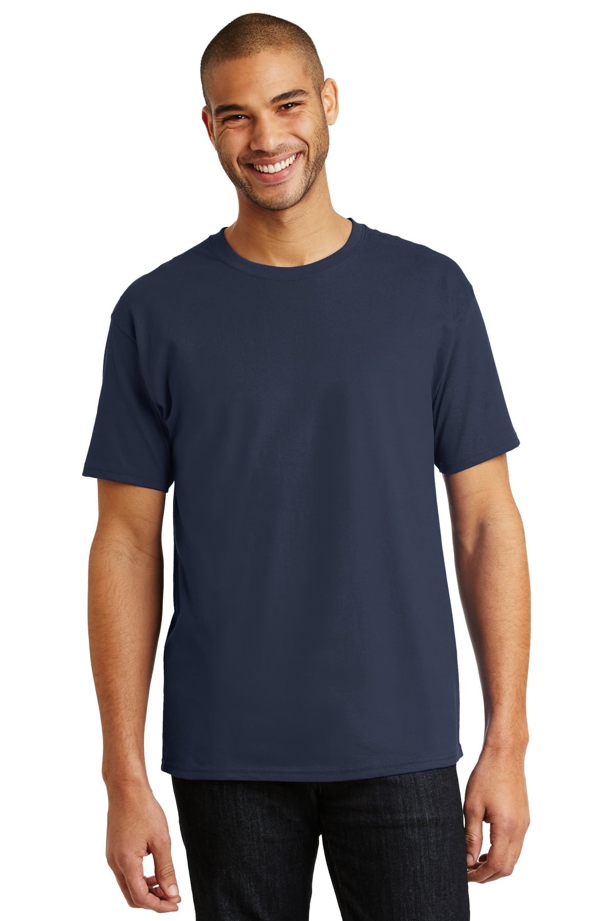 Hanes, Men's 100% Cotton T-Shirt, Tagless, Classic Fit, 6 oz - Walmart.com