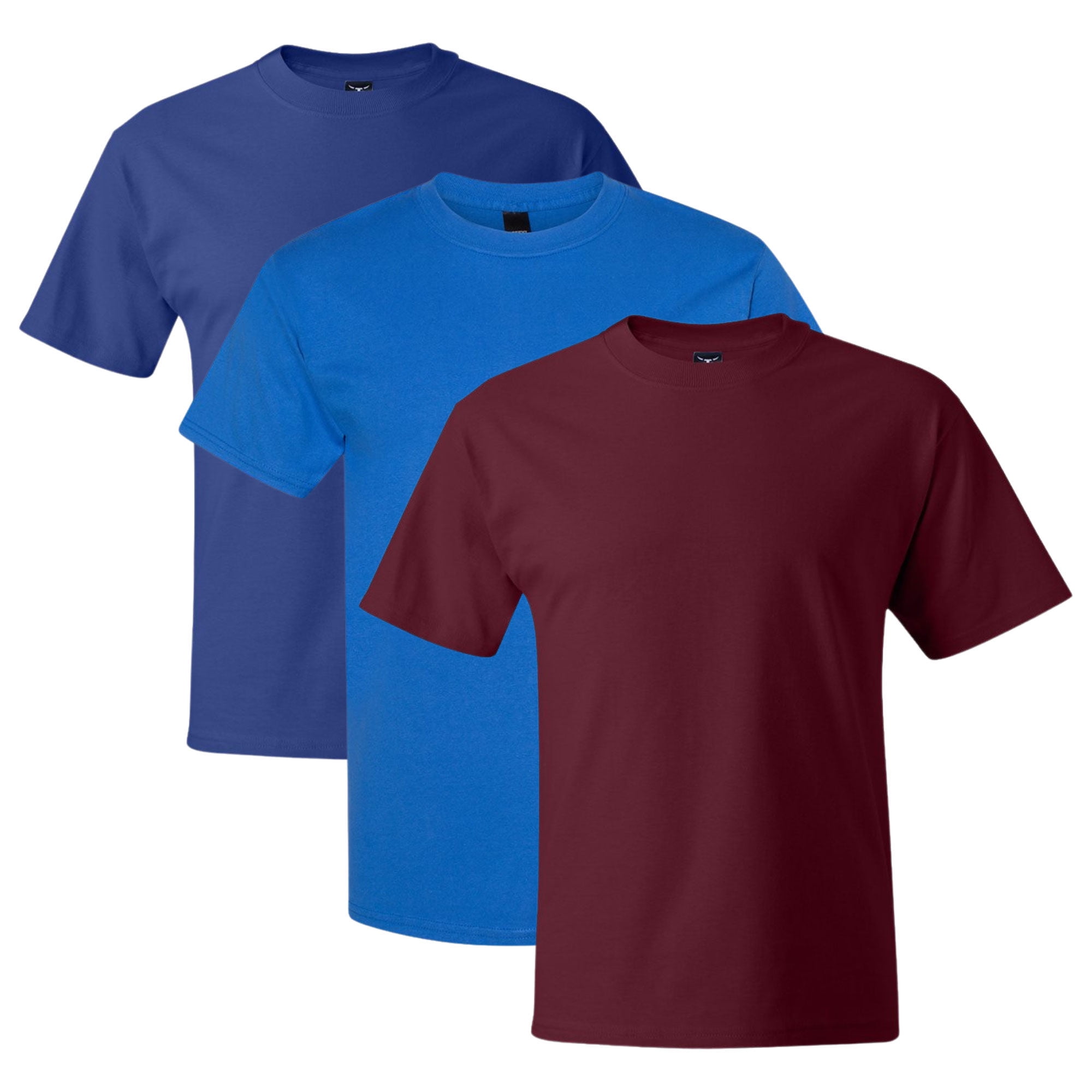 Hanes Beefy 100% Ring-Spun Heavyweight Cotton Bulk T-Shirts for Unisex ...