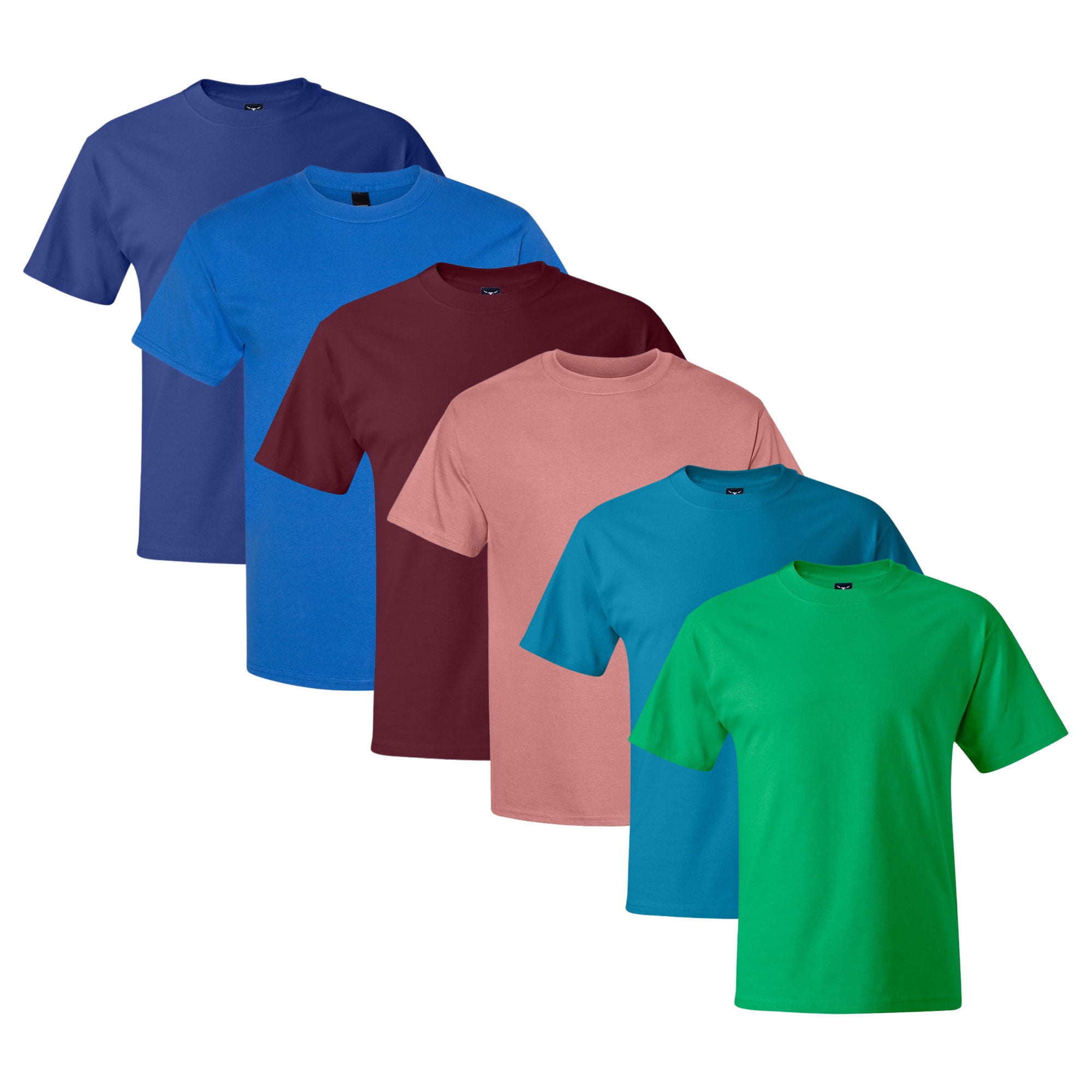 Hanes Beefy 100% Ring-Spun Heavyweight Cotton Bulk T-Shirts for Unisex ...