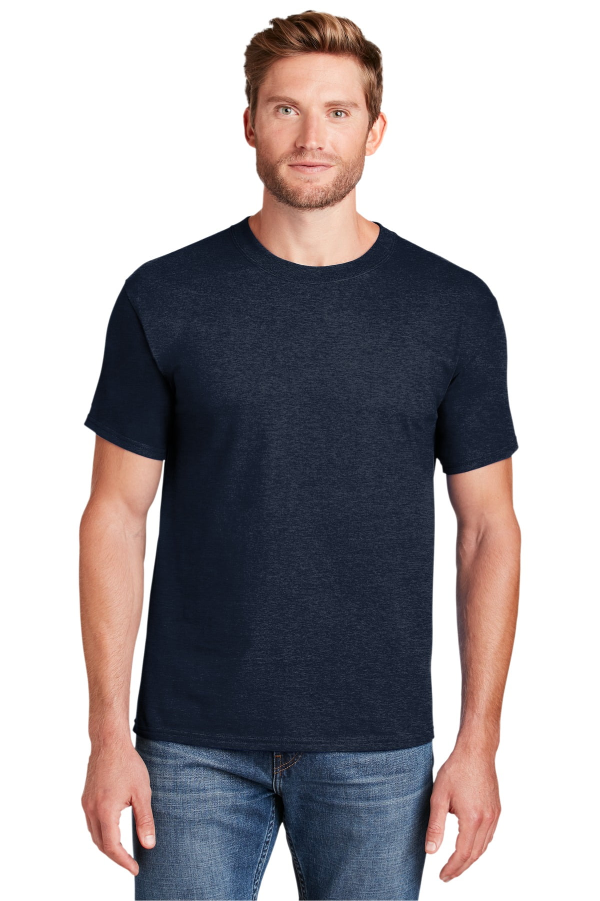 Hanes Beefy-T 100% Cotton T-Shirt. - Walmart.com