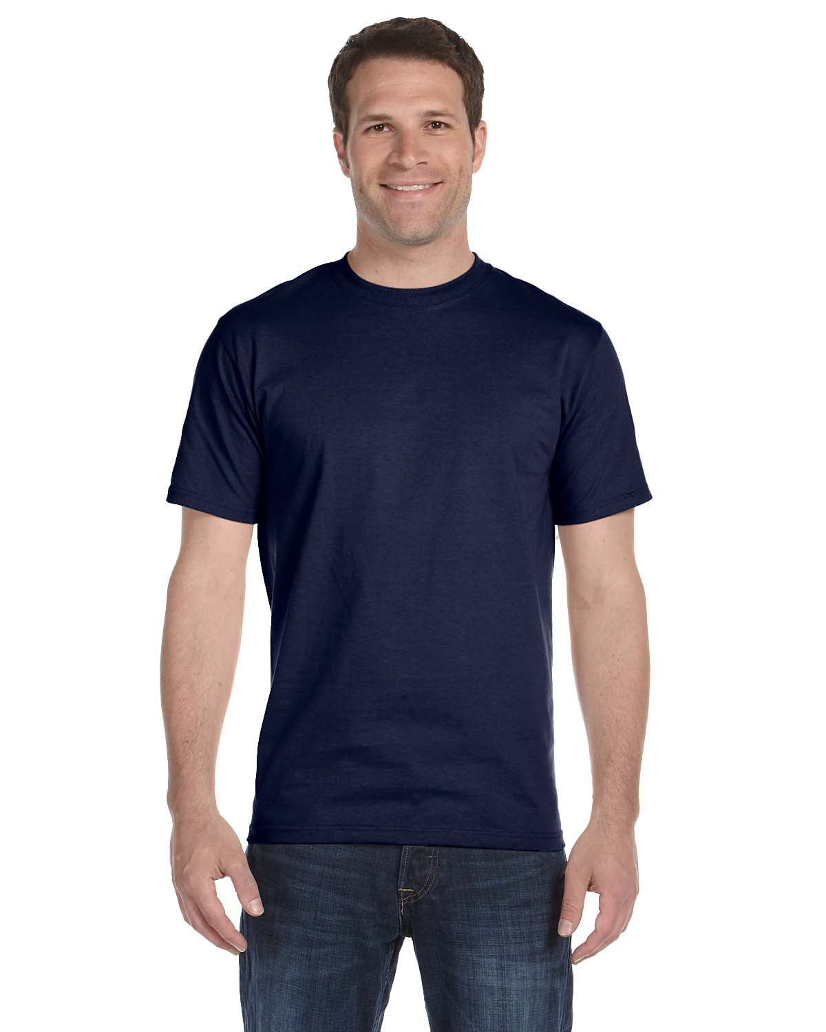 Hanes - Beefy-T Tall T-Shirt - 518T, Navy, 3XT, Pack Of 2, Hanes Mens T ...