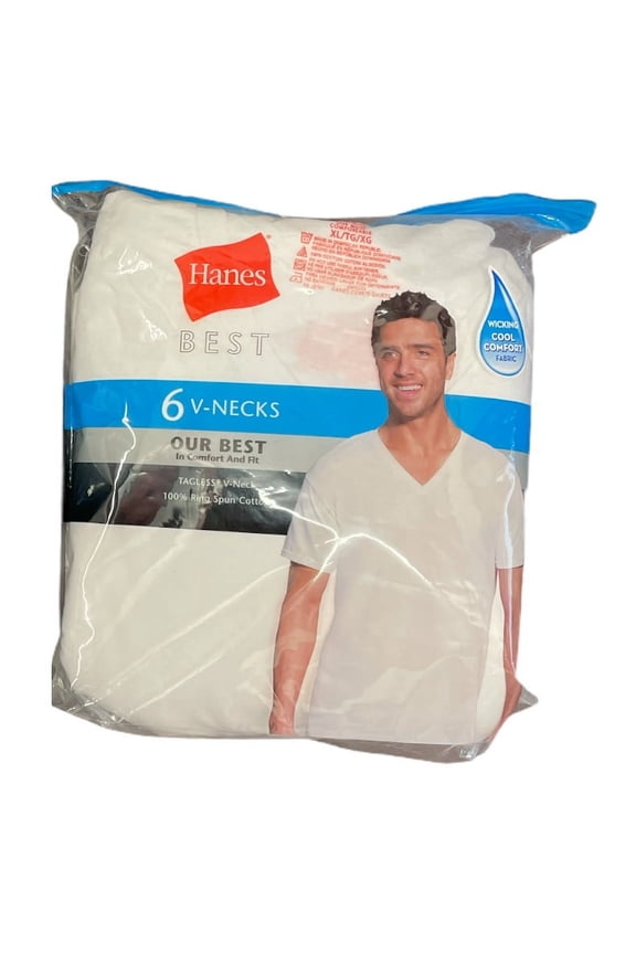 Hanes V-neck T-shirts