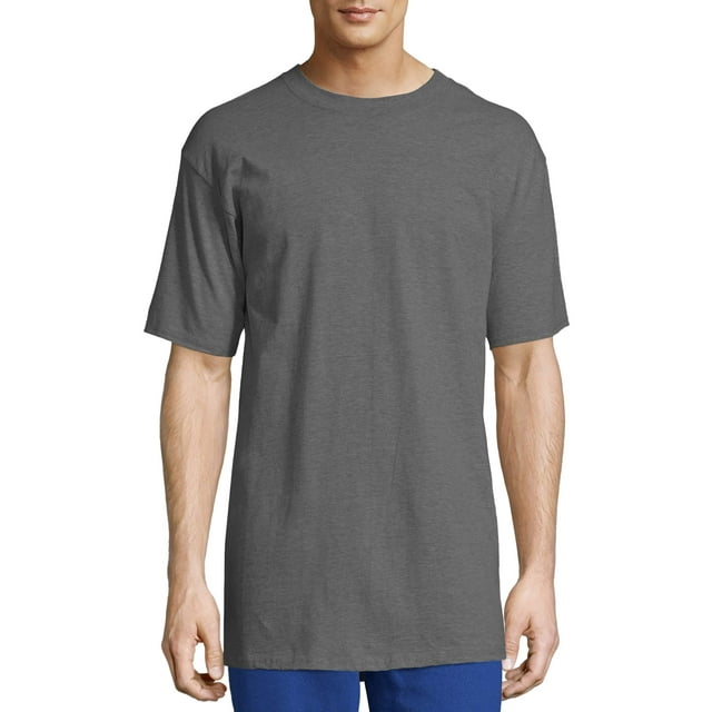 Hanes Big Men's Beefy Heavyweight Short Sleeve T-shirt - Tall Sizes, Up ...