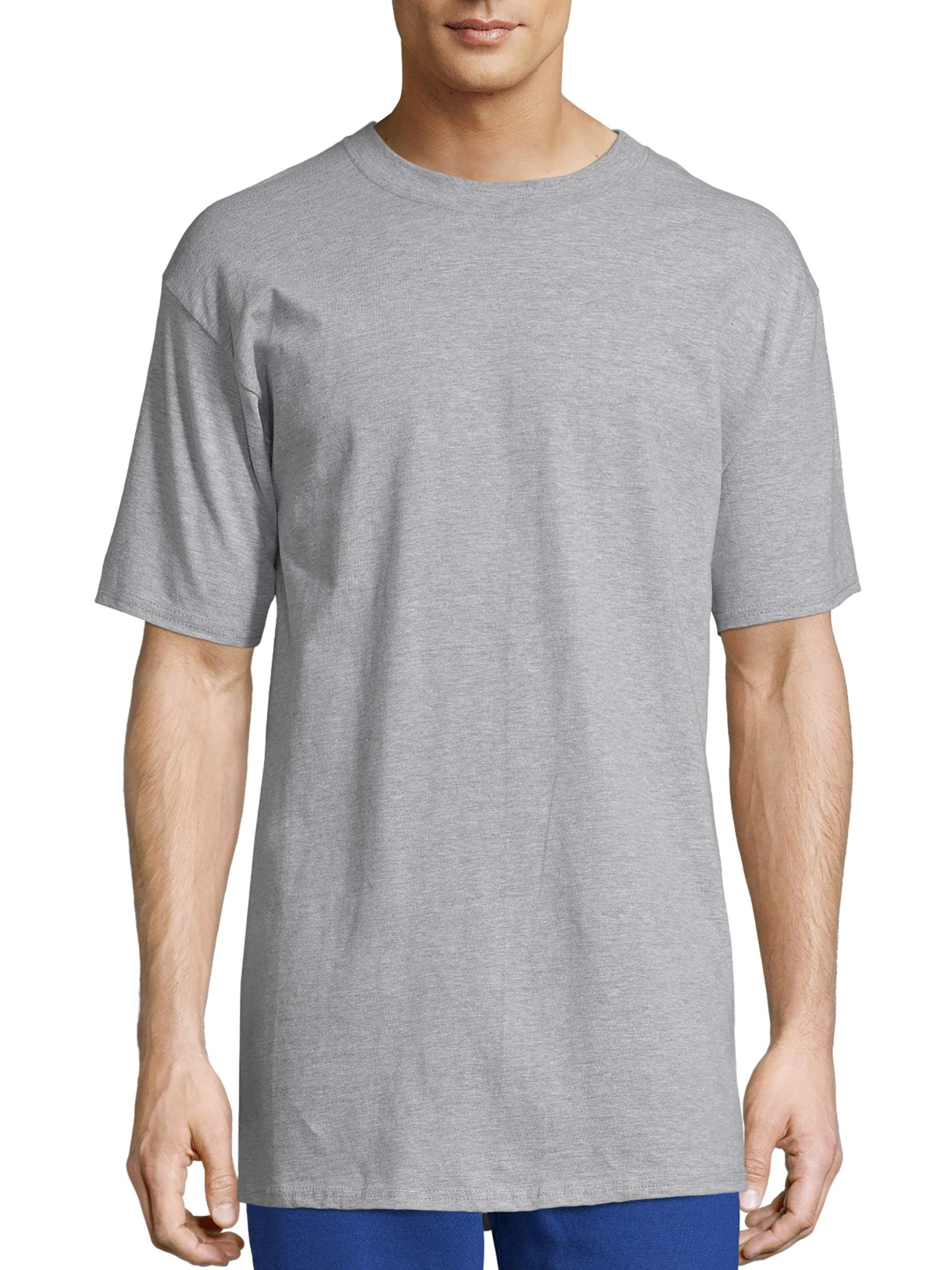 Hanes Beefy Tees - Big Men's Comfort Soft Heavyweight T-shirt, Tall ...