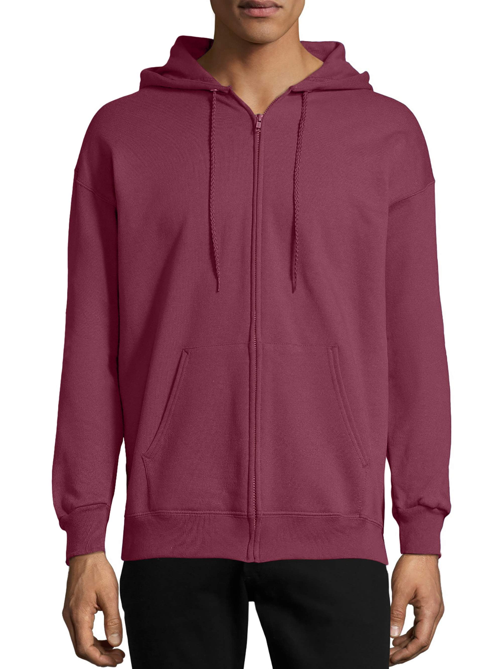 Hanes Men's and Big Men's Ultimate Cotton Heavyweight Fleece Full Zip ...
