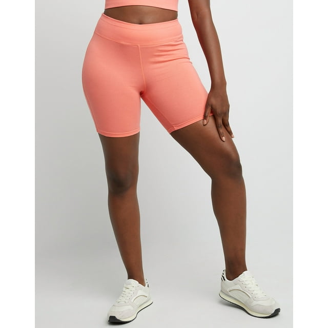 Hanes Bike Shorts Stretch Jersey High-Rise Originals Women's Workout ...