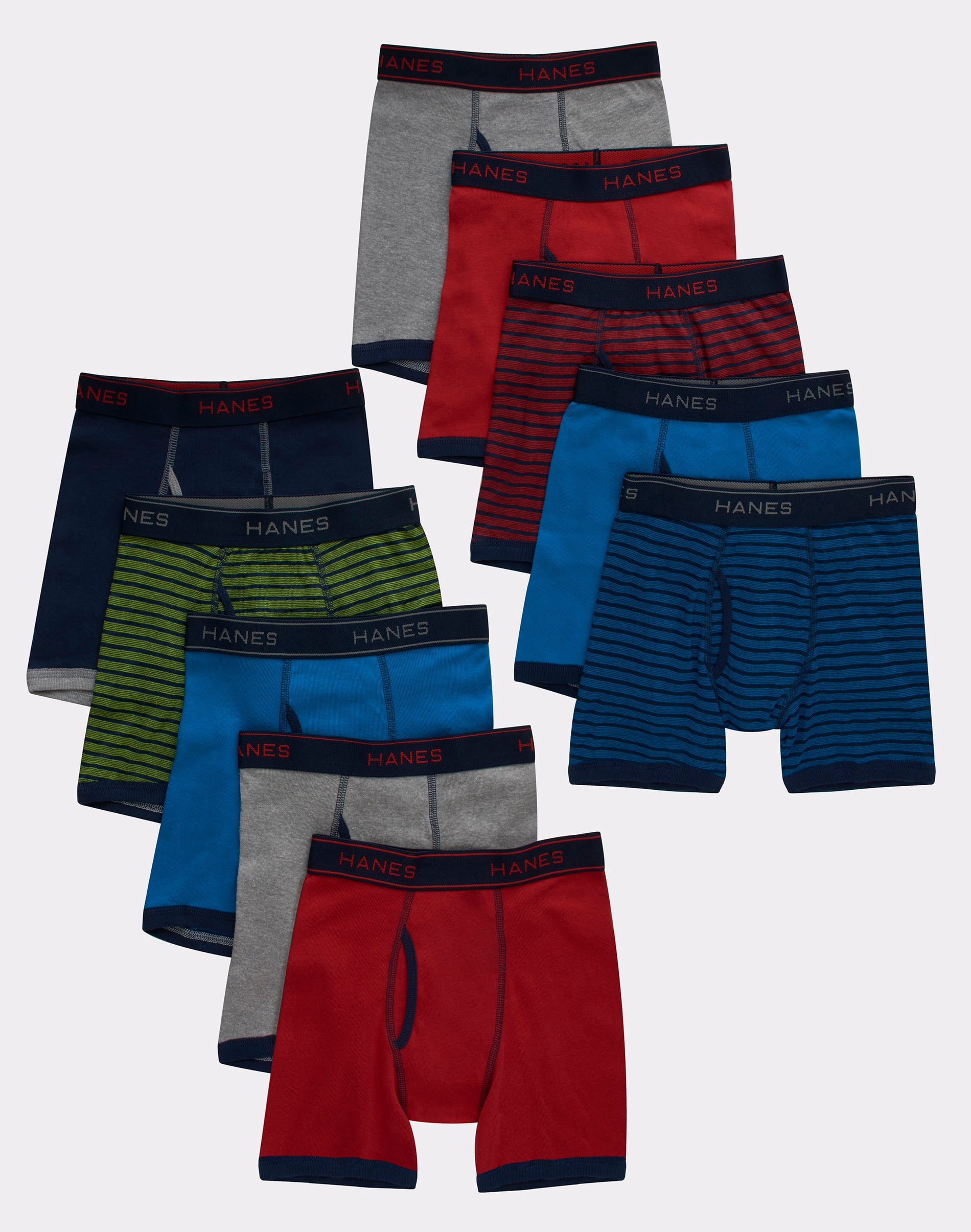 Hanes Boys’ ComfortFlex Waistband, Moisture-Wicking, No-Ride-Up ...
