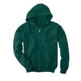 Hanes Boys' EcoSmart Fleece Hooded Jacket, Zip-Front, Sizes 4-18 ...