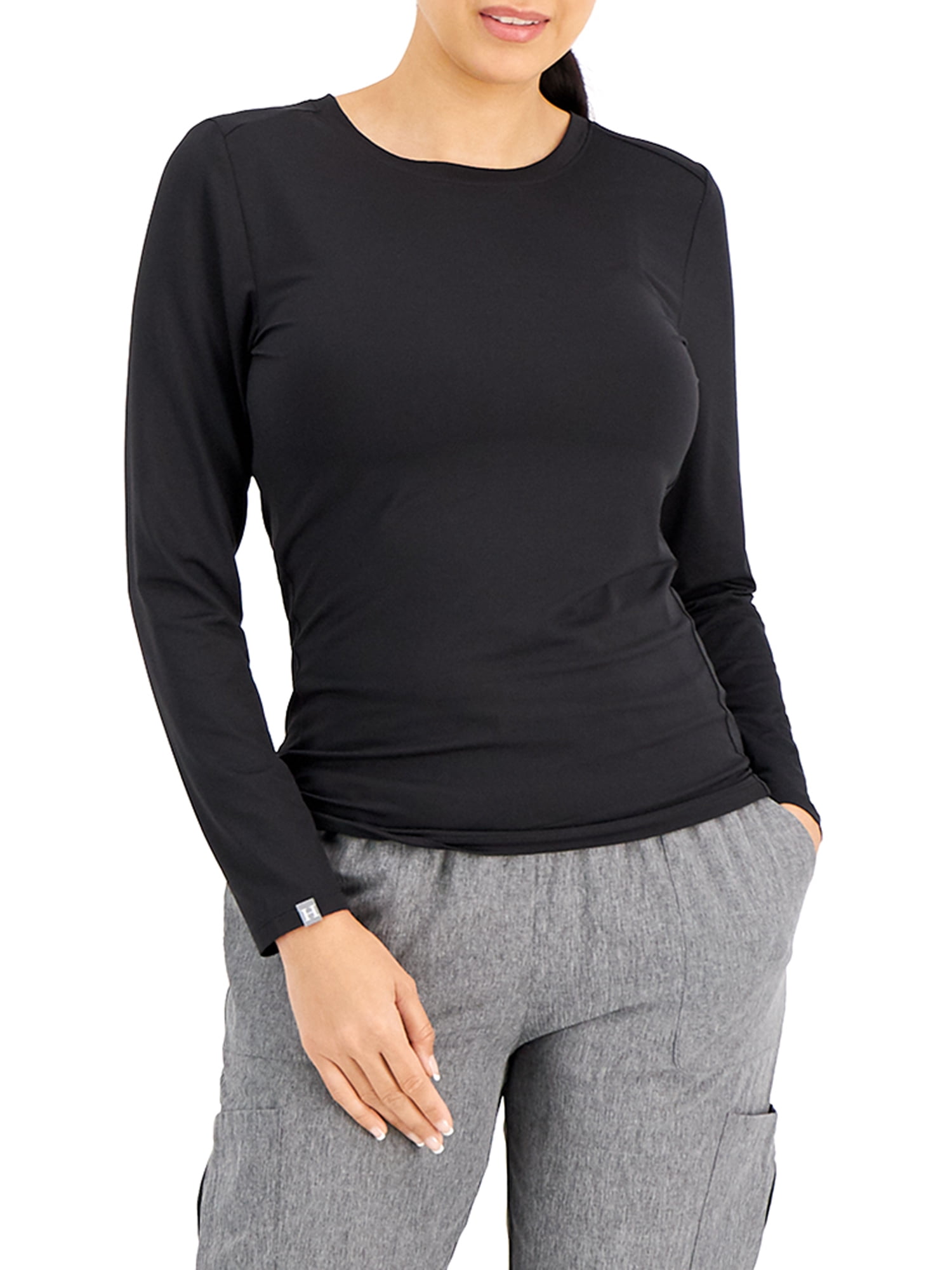 Hanes ComfortFit Stretch Women's and Women's Plus Underscrub Top ...