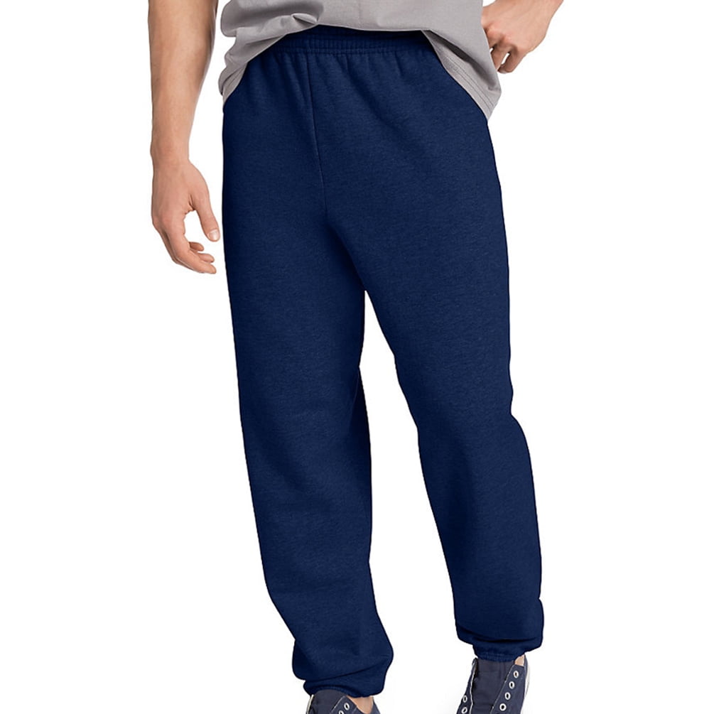 Hanes Comfortblend& Ecosmart& Men's Sweatpants , P650 , Navy , XXX ...