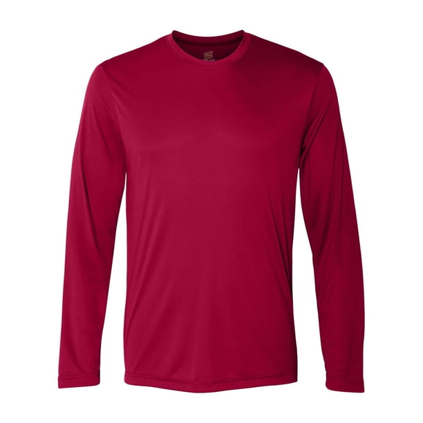 Hanes Cool Dri® Long Sleeve Performance T-Shirt - Walmart Business Supplies