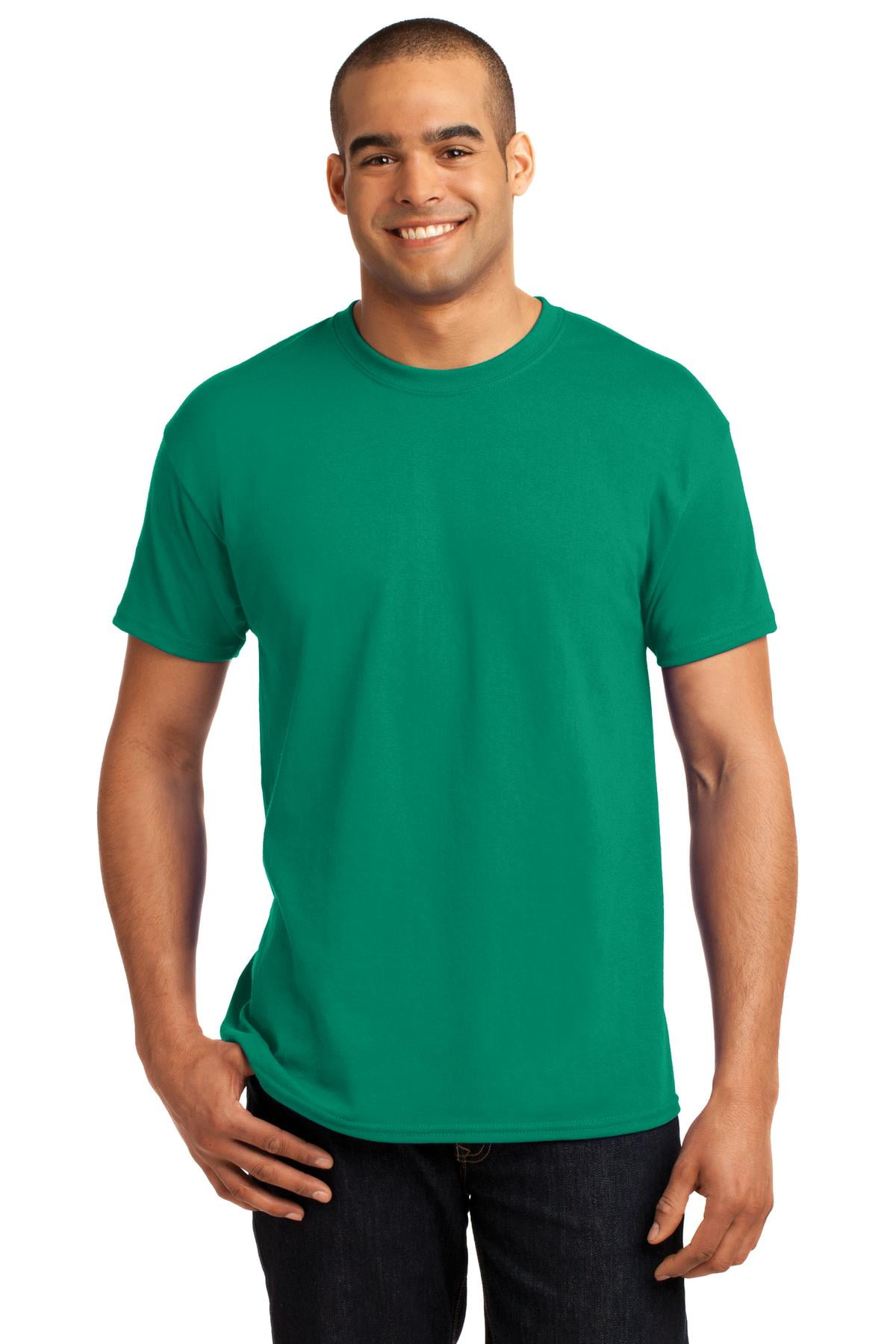 Hanes - Ecosmart T-Shirt - 5170, KELLY GREEN, S, Pack Of 3, Tshirts for ...