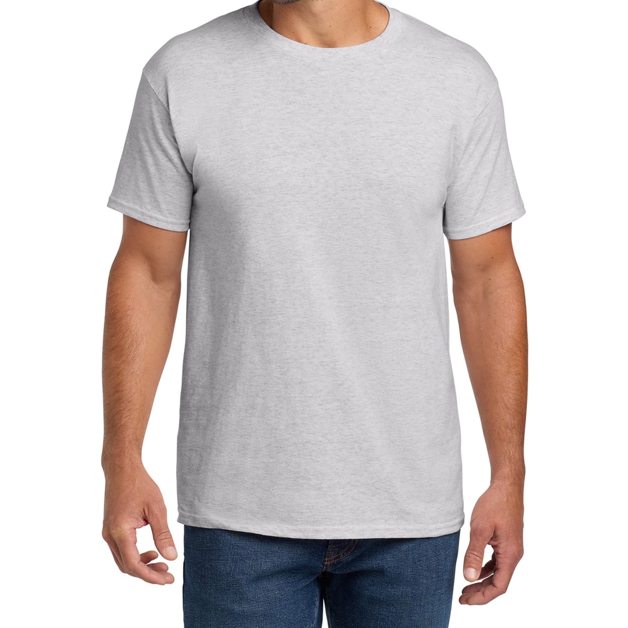 Hanes Essential-T Men T-Shirt, Short Sleeve Crew Neck, Classic Fit ...