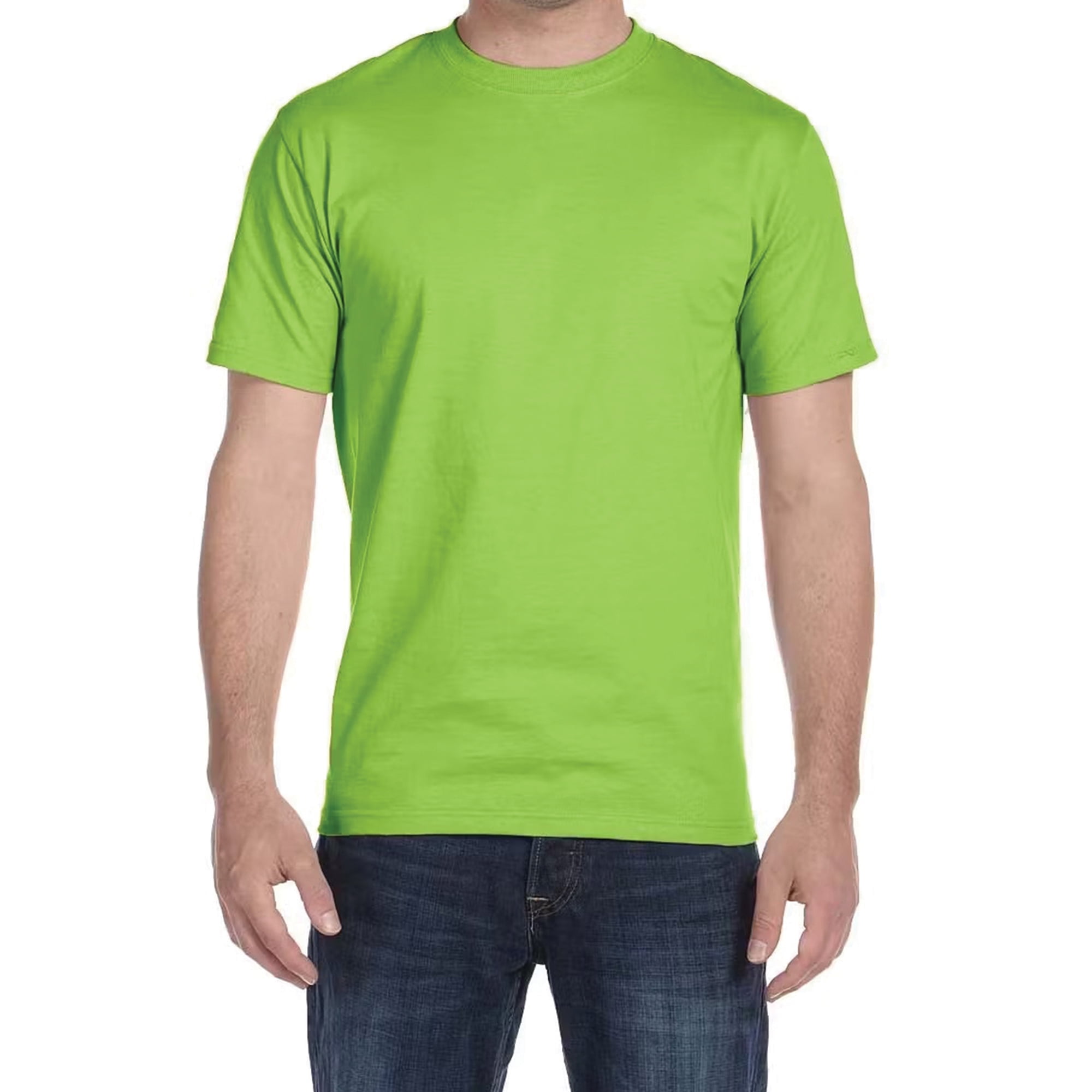 Hanes Essential-T Men T-Shirt, Short Sleeve Crew Neck, Classic Fit ...