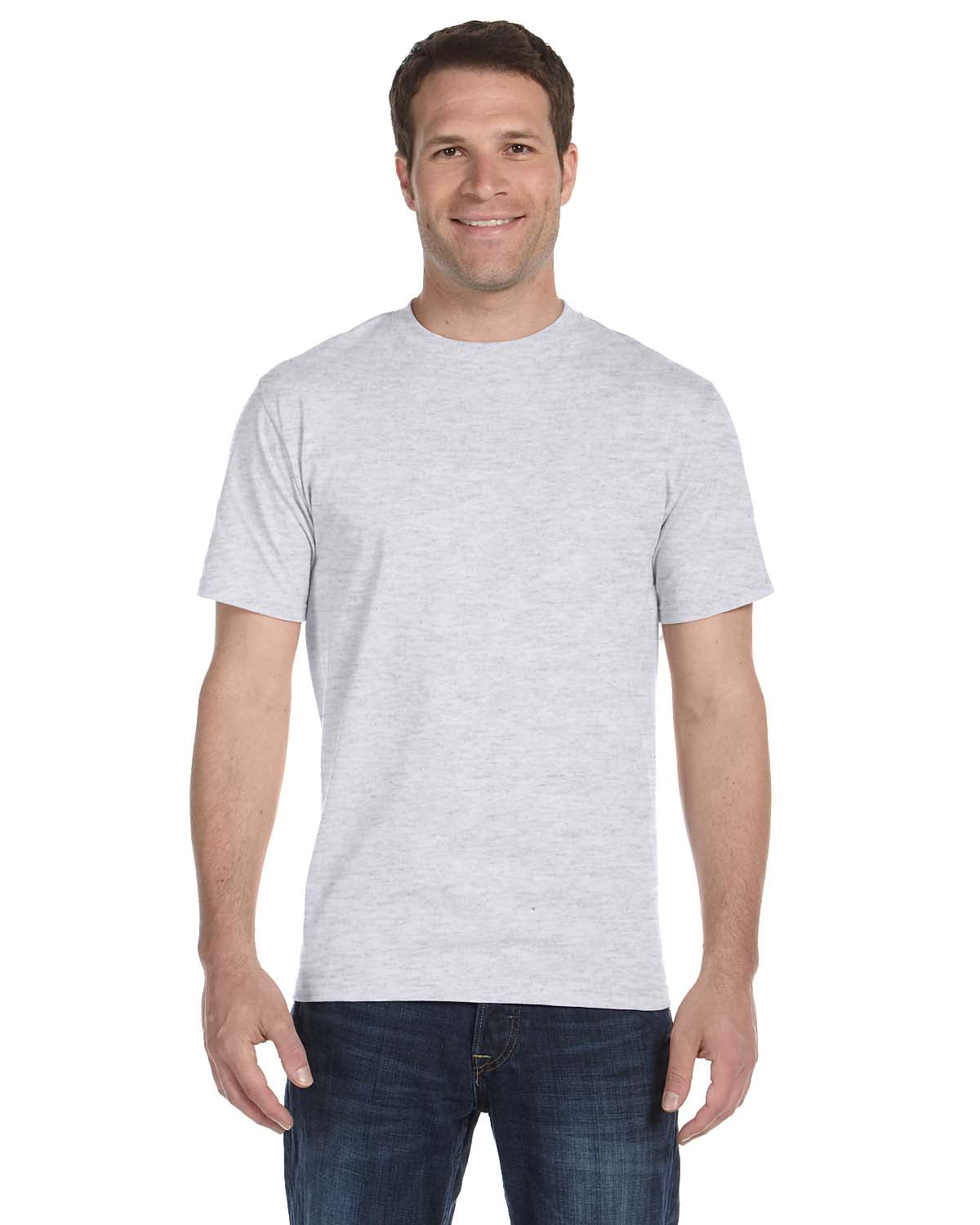 Hanes - Essential-T T-Shirt - 5280, Ash, 4X, Pack Of 5, Hanes Mens T ...