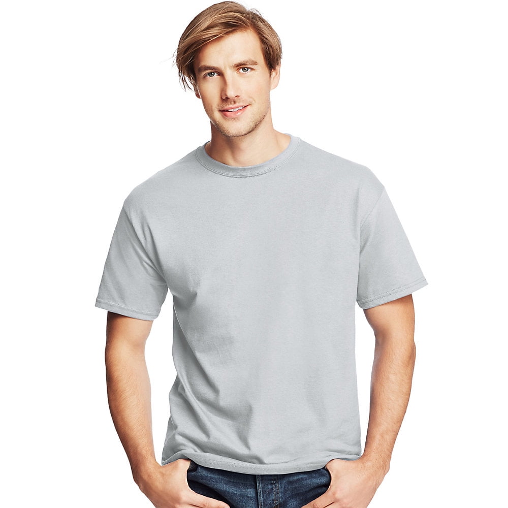 Hanes - Essential-T T-Shirt - 5280, Ash, L, Pack Of 5, Hanes Mens T ...