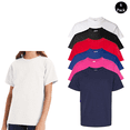 Hanes Essential Youth T-Shirt, Classic Fit 100% Cotton Comfortable Tee ...