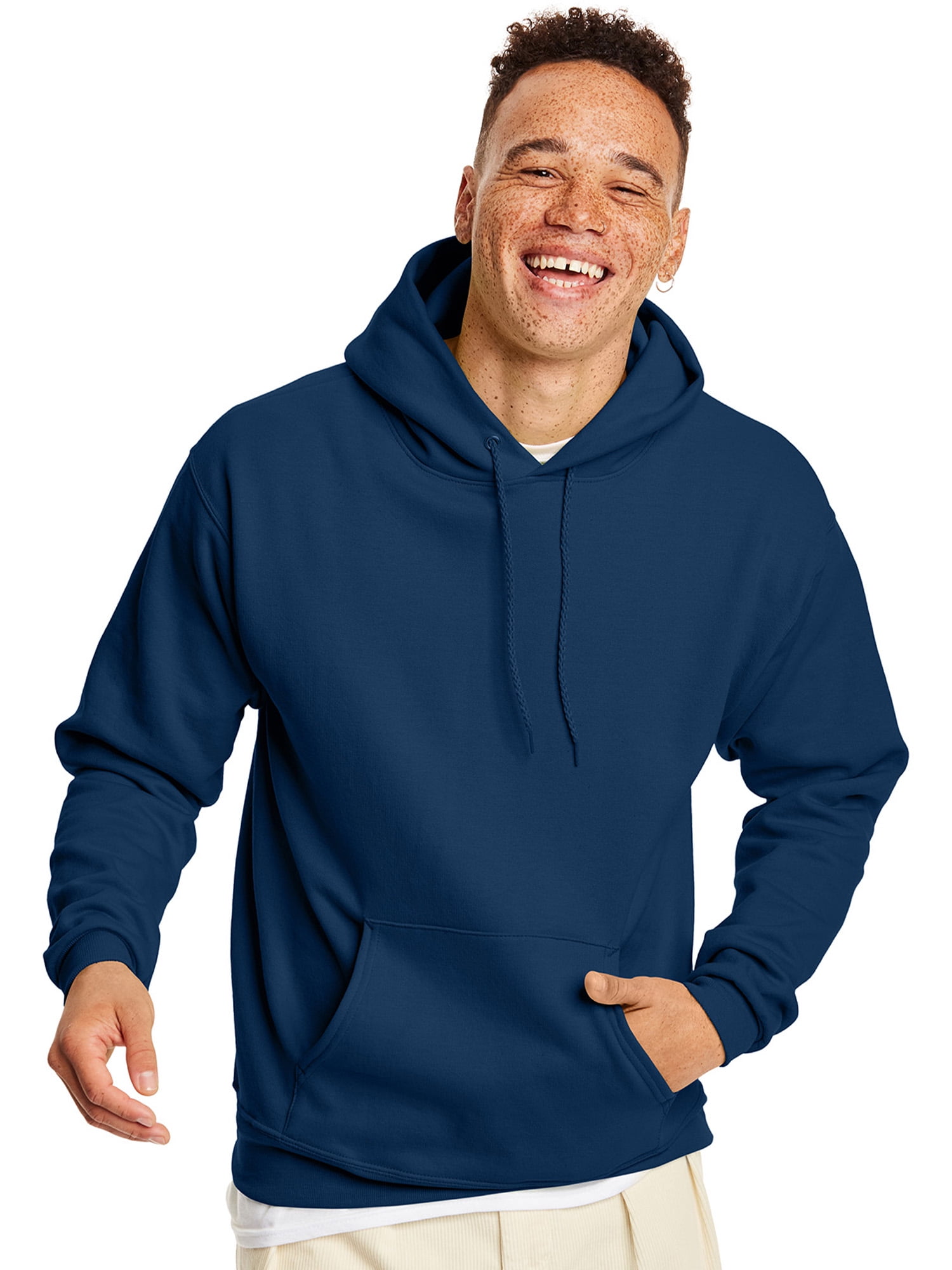 Hanes Men's & Big Men's EcoSmart Fleece Hoodie, Sizes S-5XL - Walmart.com