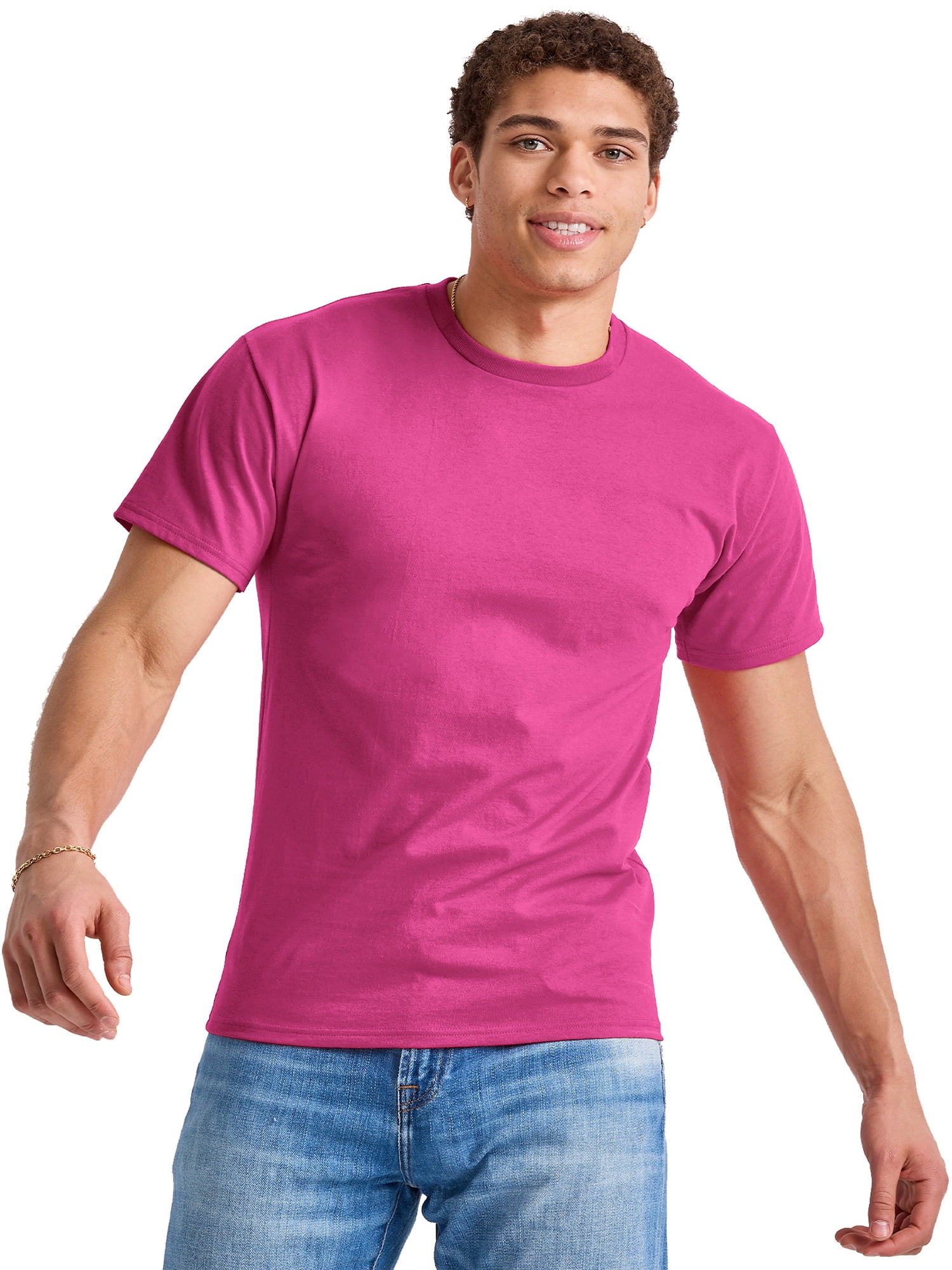 Hanes Essentials Men’s Short Sleeve T-Shirt, Sizes S-3XL - Walmart.com