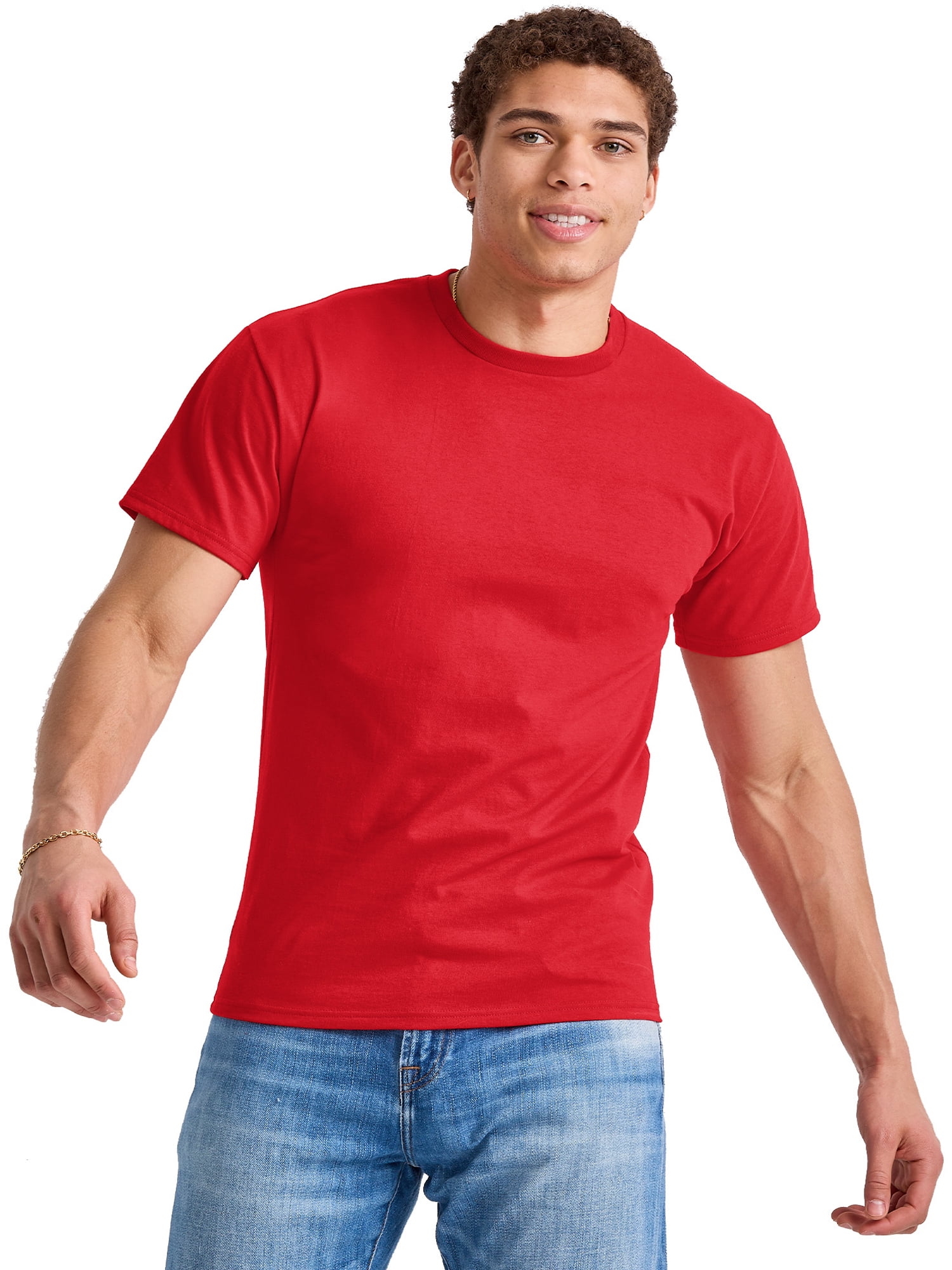 Hanes Essentials Men’s Short Sleeve T-Shirt - Walmart.com