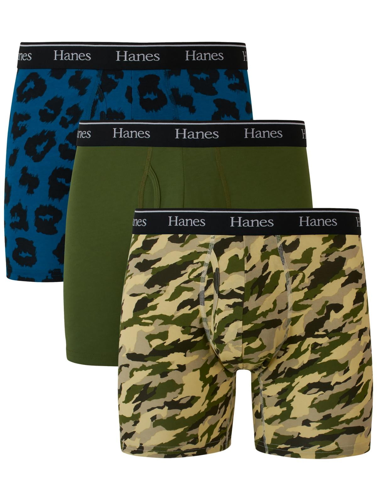 Hanes Mens 3 Pack Modern Fit Boxer Briefs - Walmart.com