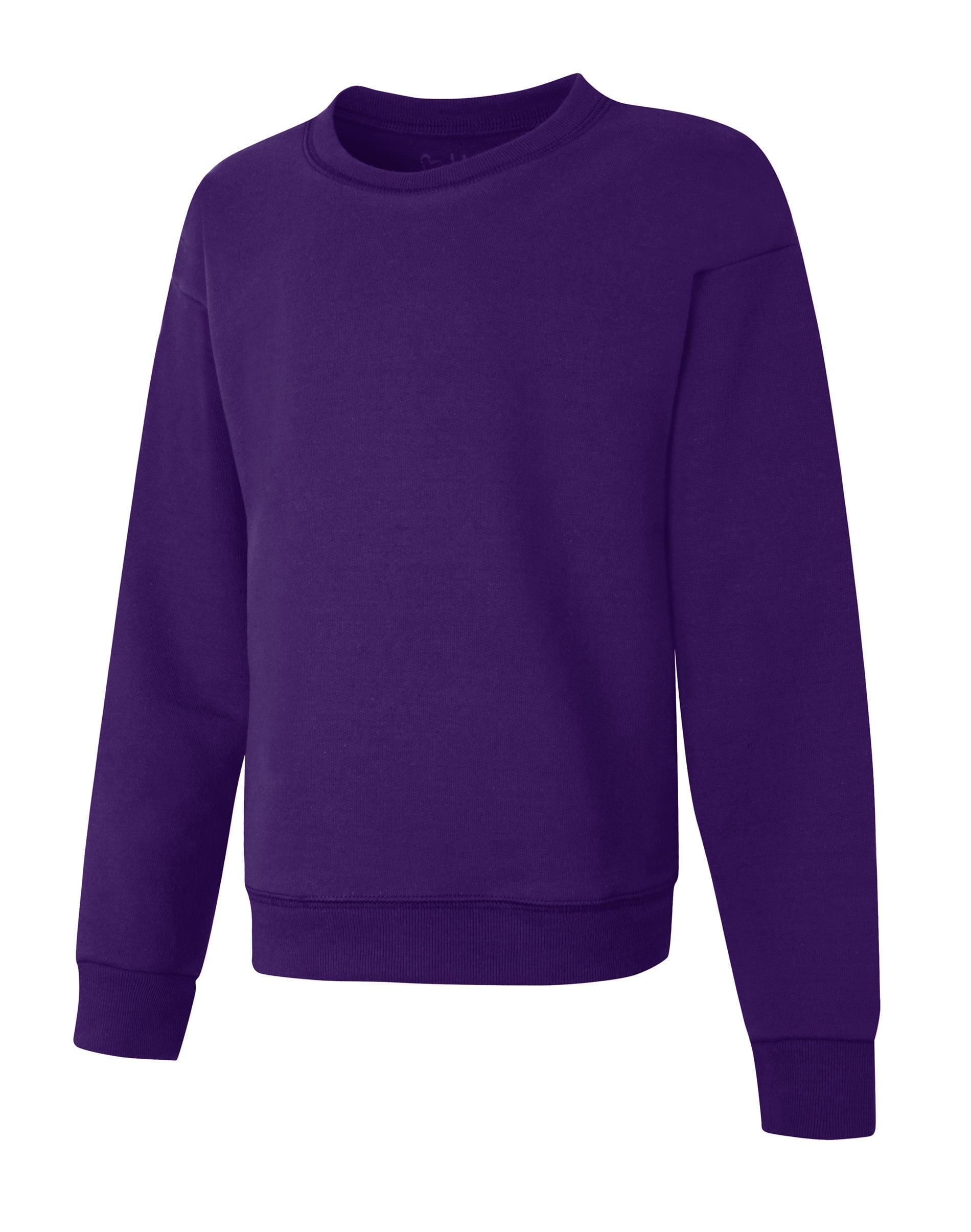Hanes Girls' EcoSmart® Sweatshirt 2-Pack Purple Thora S - Walmart.com