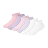 Hanes Girls Low-Cut Socks, 6 Pairs, Pure Comfort SuperSoft Low-Cut ...