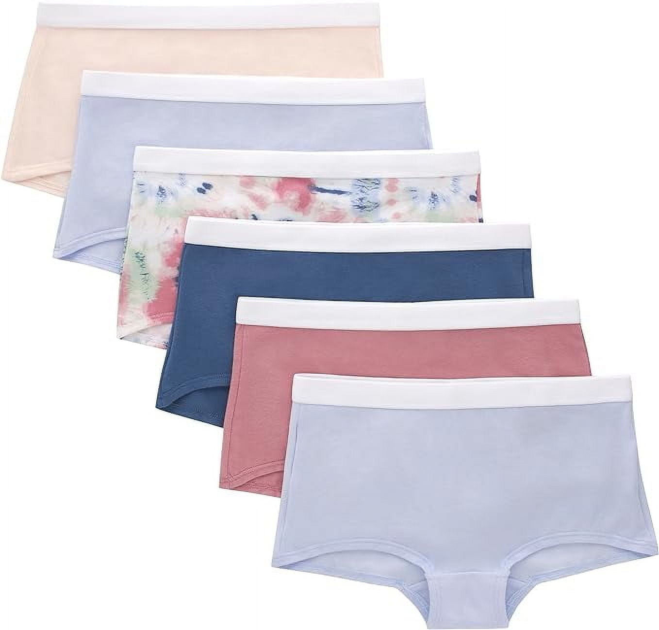 Hanes Girls' Originals Underwear,Boys'hort and Hipster Stretch Cotton,6 ...