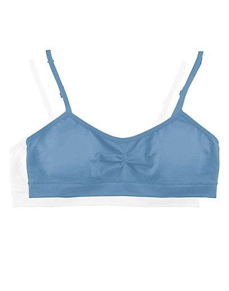 Hanes Girls' Seamless Molded Cup Wirefree Bra 2-Pack - Walmart.com