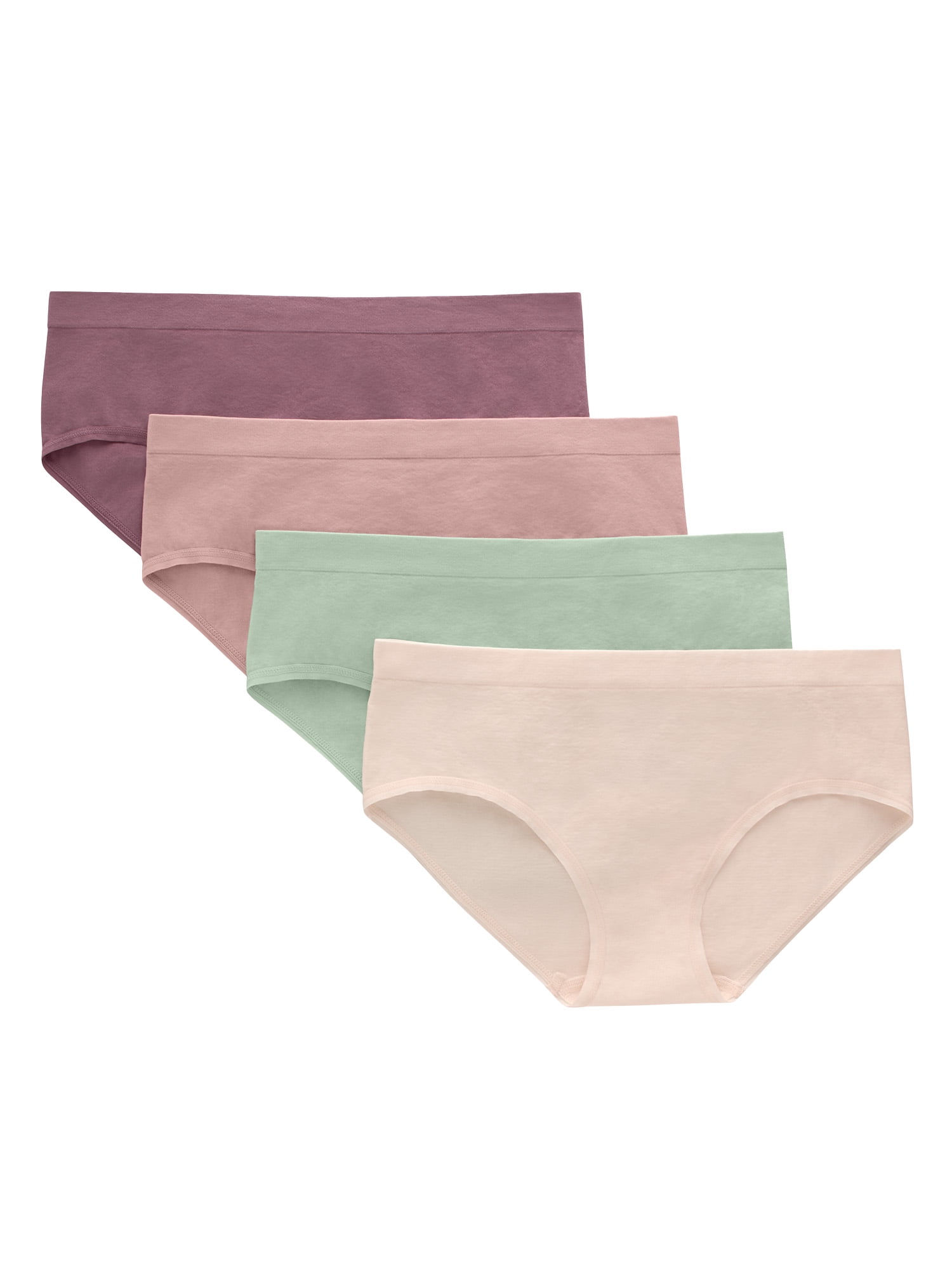 Hanes Girls’ Tween Underwear Seamless Hipster Pack, Assorted, 4-Pack ...